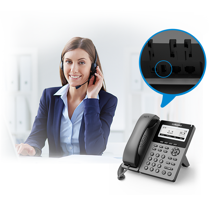 FlyingVoice P22G Geniş Ekranlı İş IP Telefonu - FlyingVoice